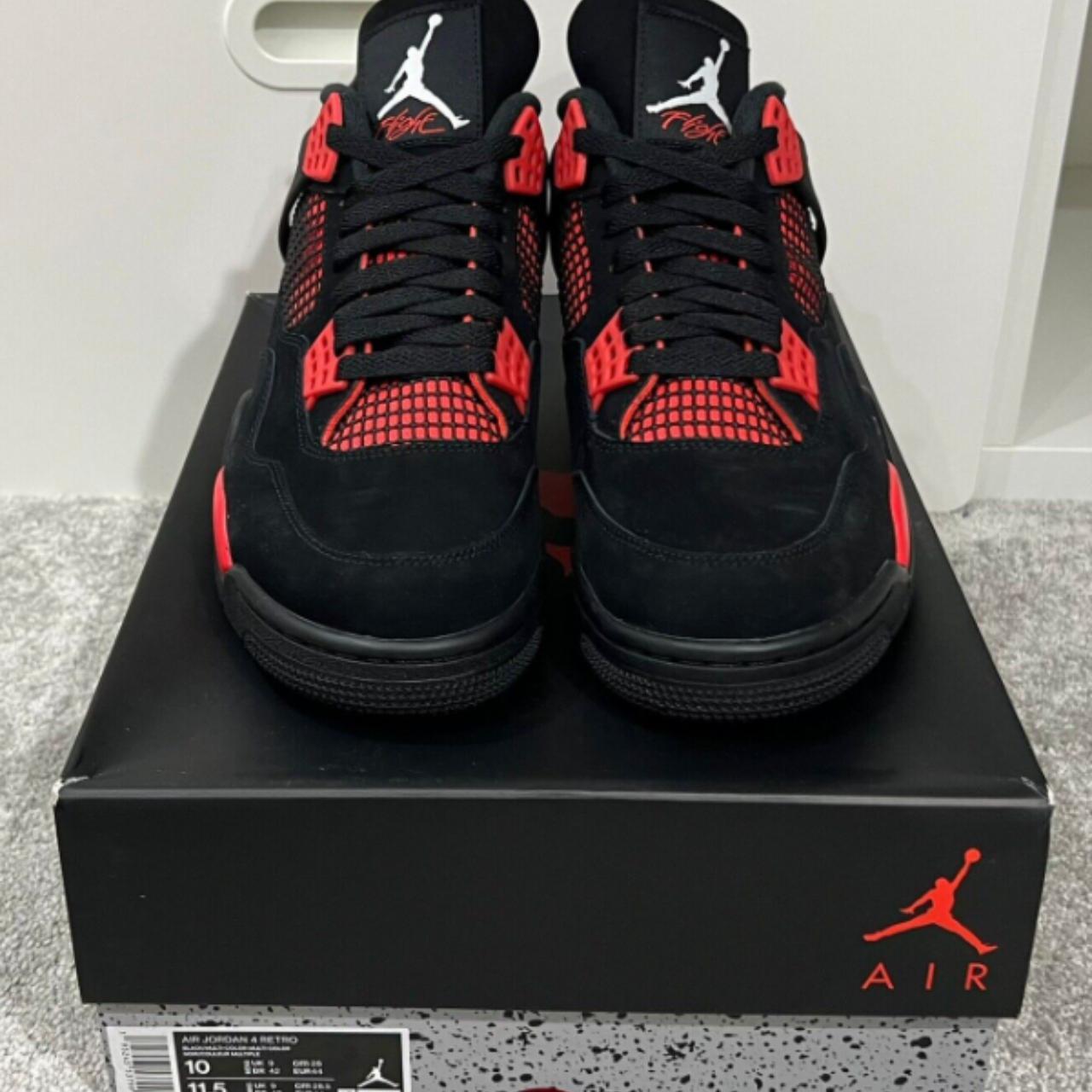 New Jordan 4 red thunders with box Best quality... - Depop