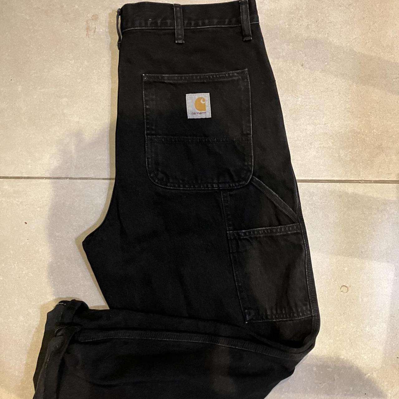 Carhartt carpenter jeans Black Never worn, basically... - Depop
