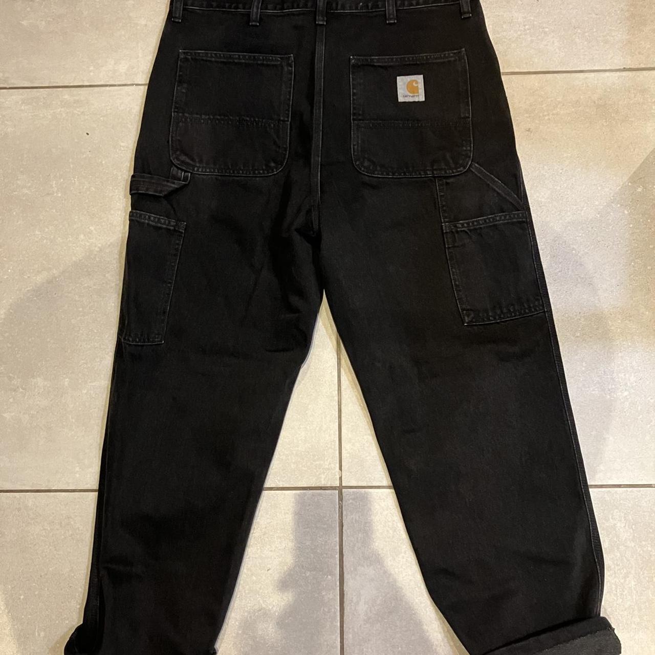 Carhartt carpenter jeans Black Never worn, basically... - Depop