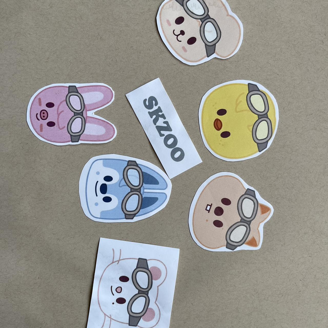Stray kids Skzoo stickers 7 pieces #stickers... - Depop