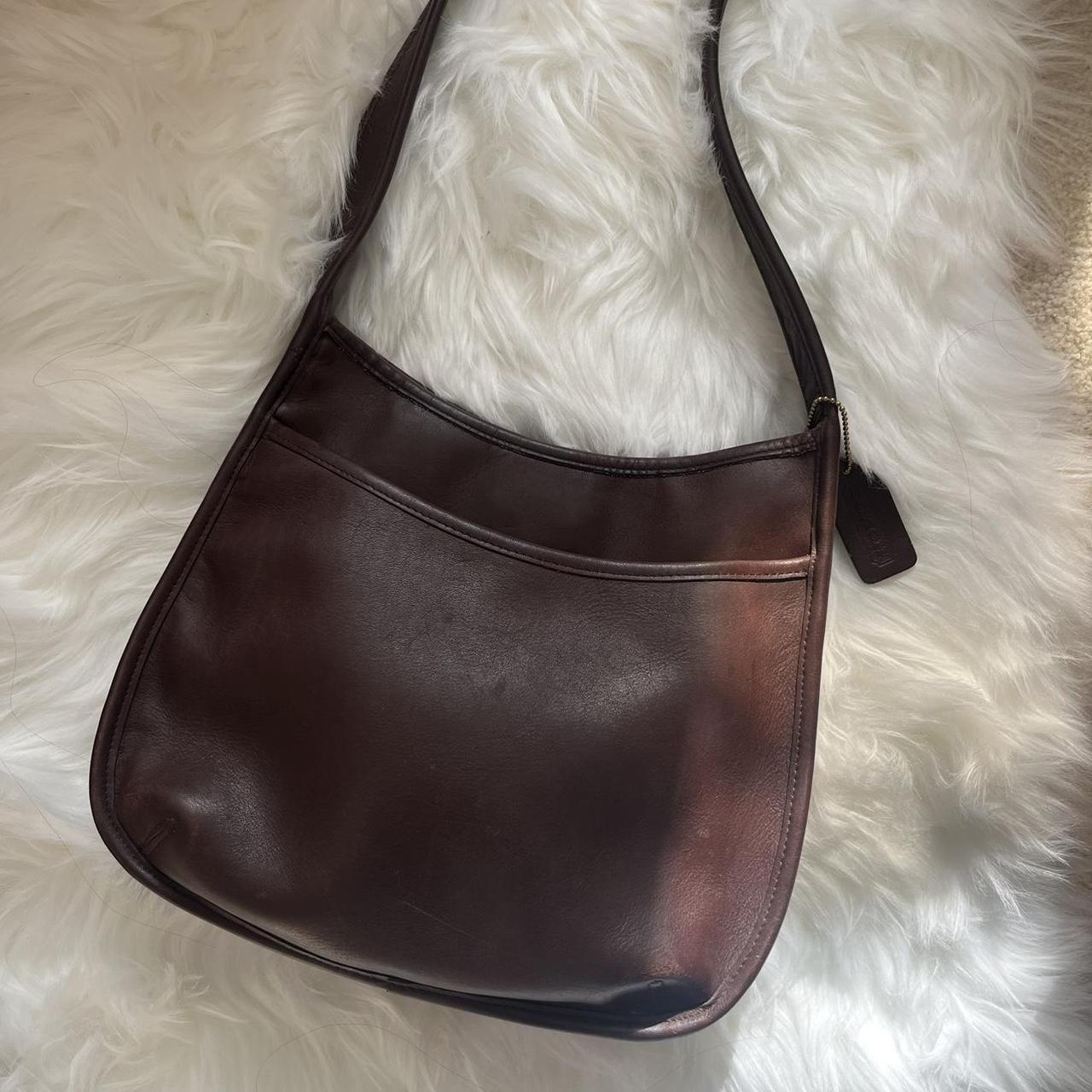 🐻 Vintage Coach Ergo Mahogany Brown 9047 Shoulder... - Depop