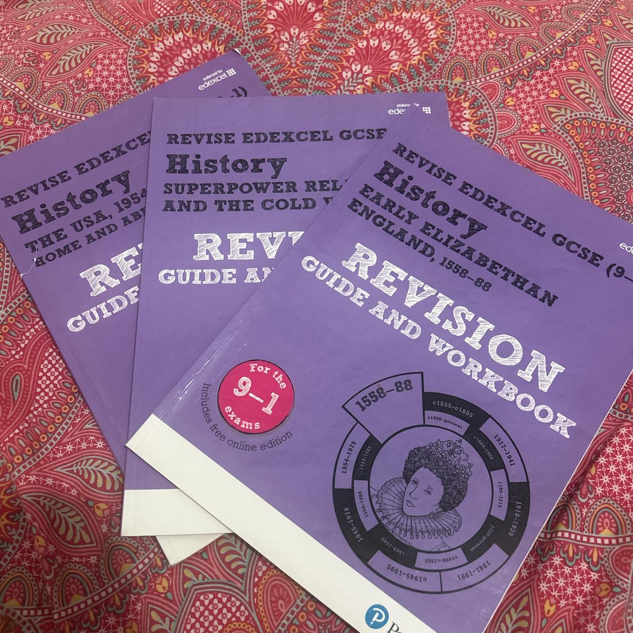 GCSE edexcel history revision guide and workbook - Depop