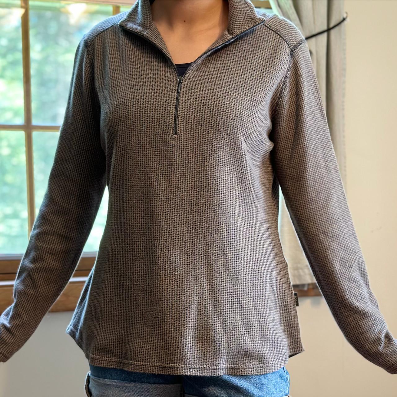 Comfy brown long-sleeve cotton shirt. Great for... - Depop