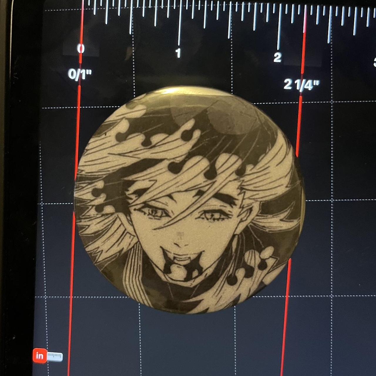 Demon Slayer Douma Pin made by pin machine Straight... - Depop