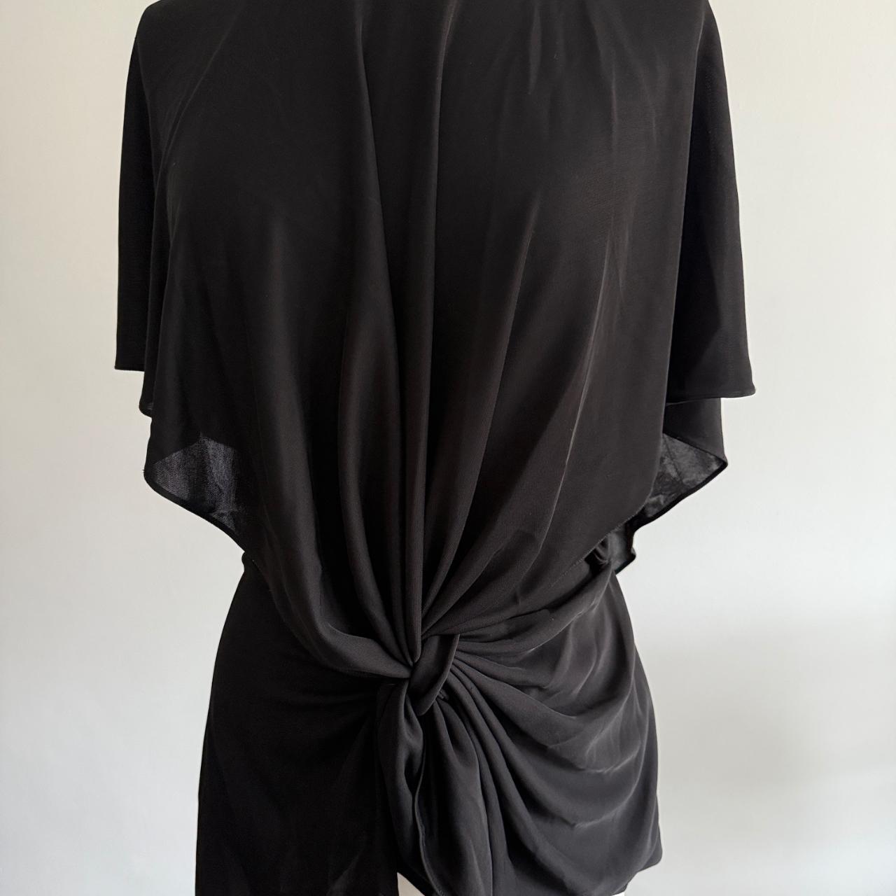 BIANCA SPENDER DESIGNER TOP BLACK JERSEY LOVELY TO... | Depop