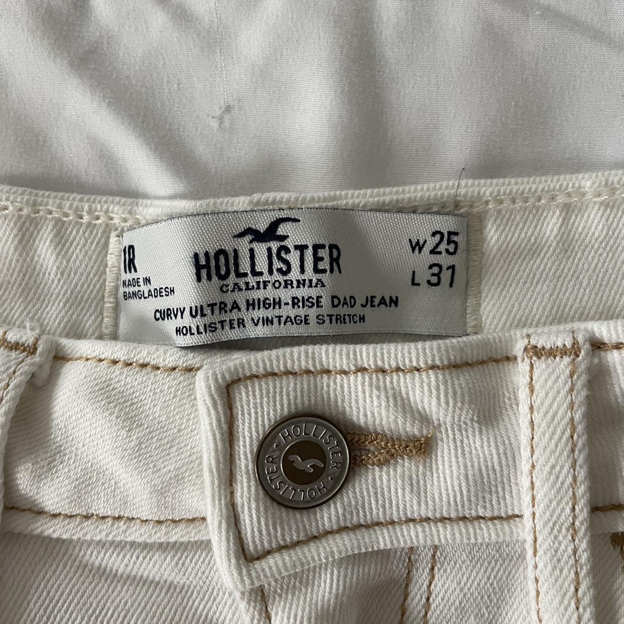 Hollister jeans. Curvy high rise dad jeans. Size 1R. - Depop