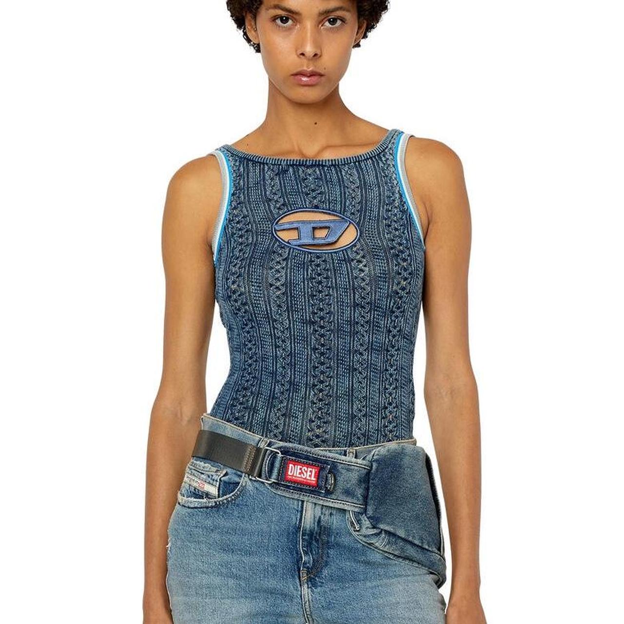 Diesel M-Ilagros Spring 2023 Season Knit Bodysuit... - Depop