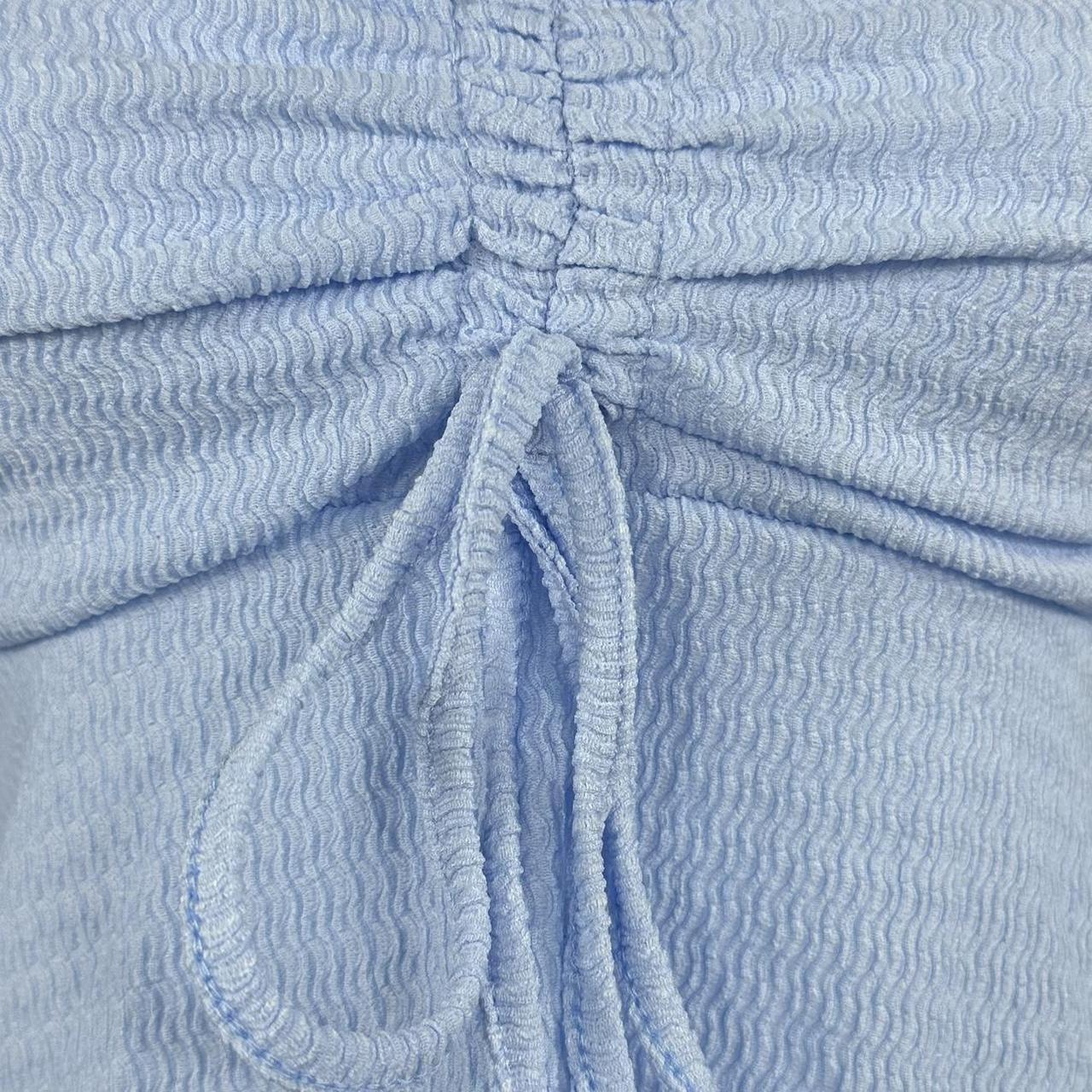 strapless drawstring tube top *brand new* size... | Depop