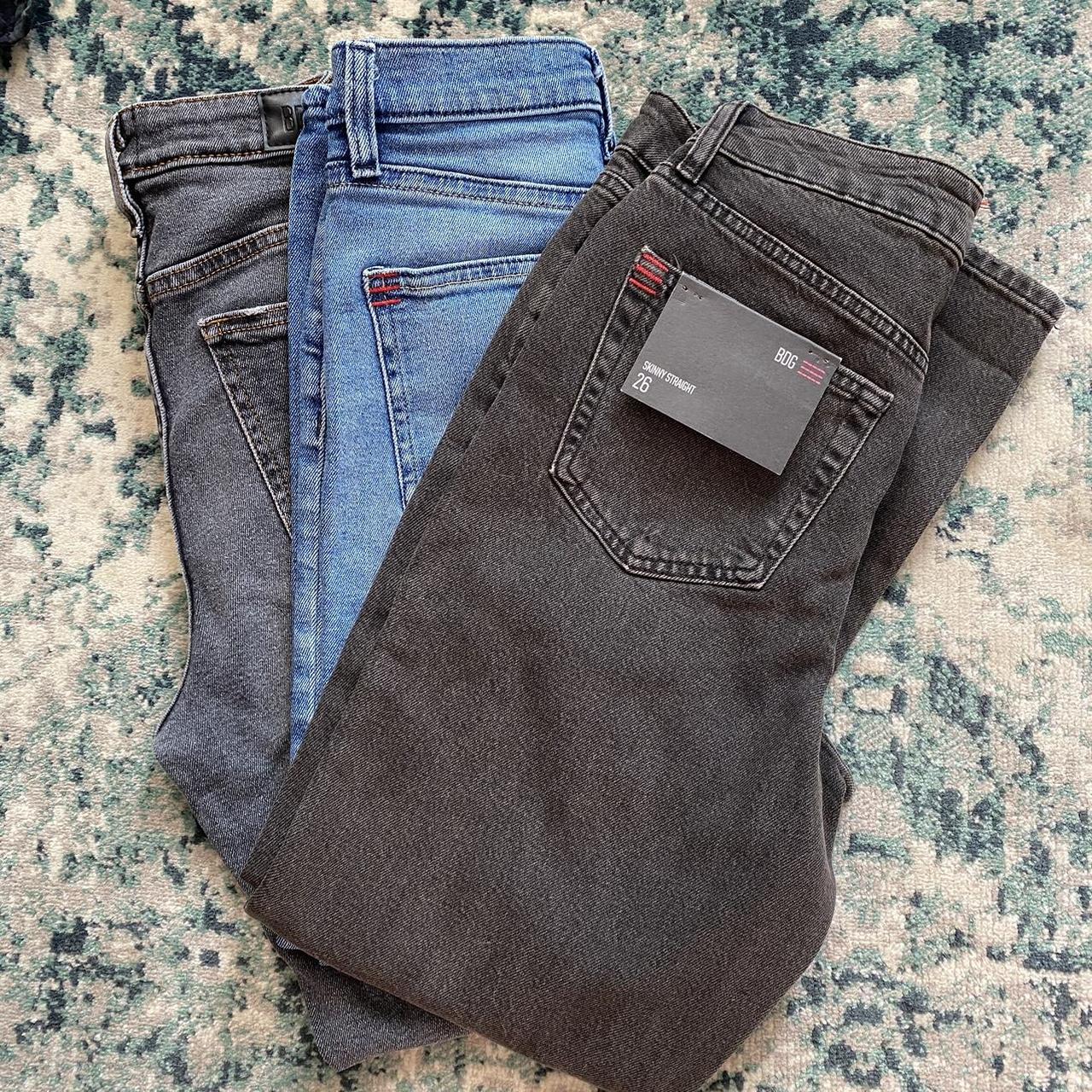 BDG Denim Bundle - 3 pairs Sizes 26” Skinny... - Depop