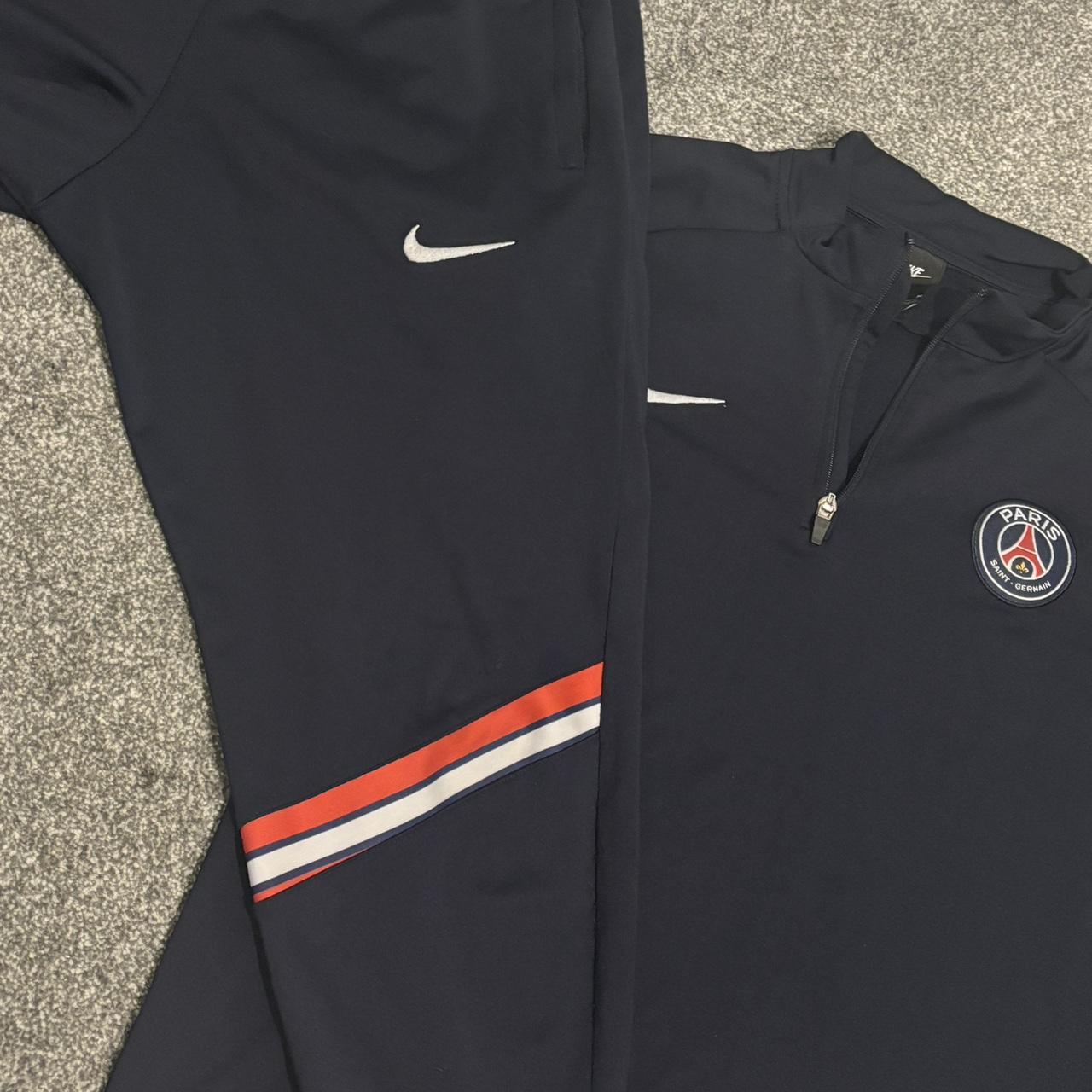nike x psg tracksuit small new #psg tracksuit #Nike - Depop