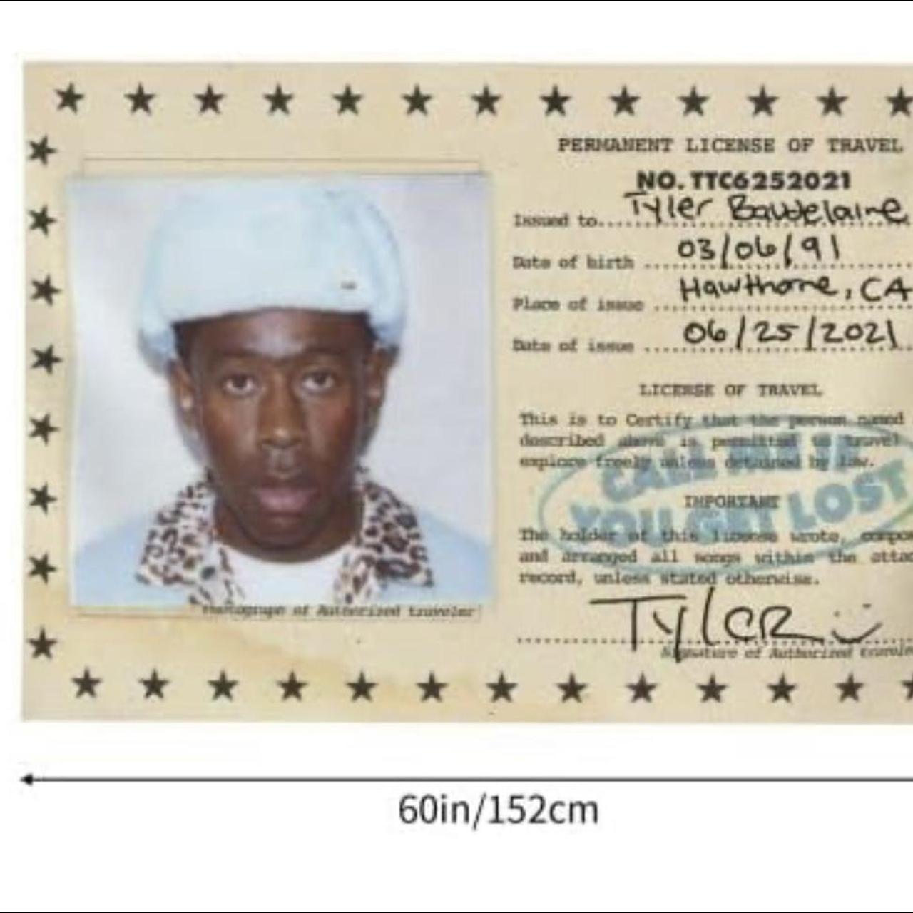 •Tyler the creator tapestry •Comes with hooks to... - Depop