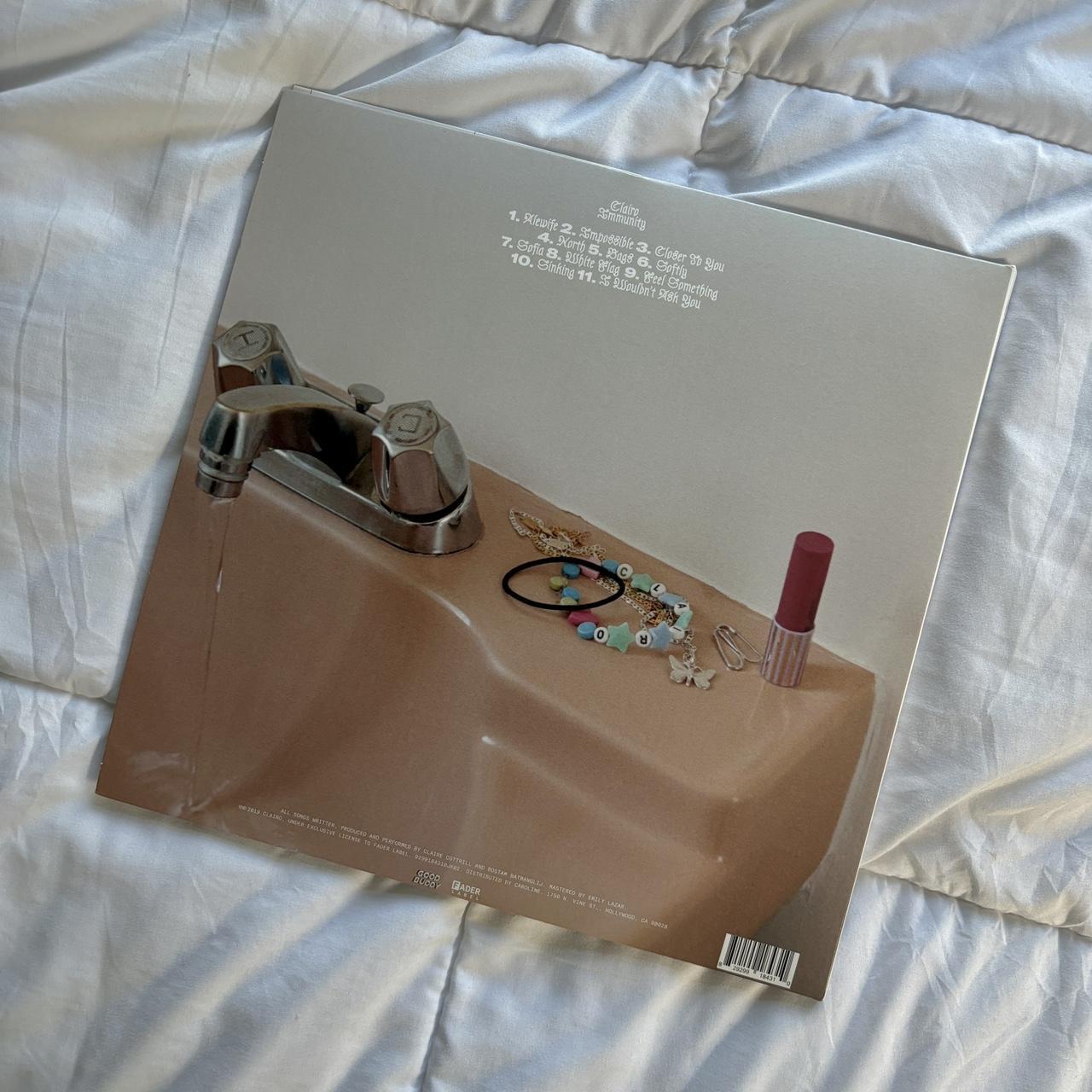 clairo immunity vinyl (black) played a few times... - Depop