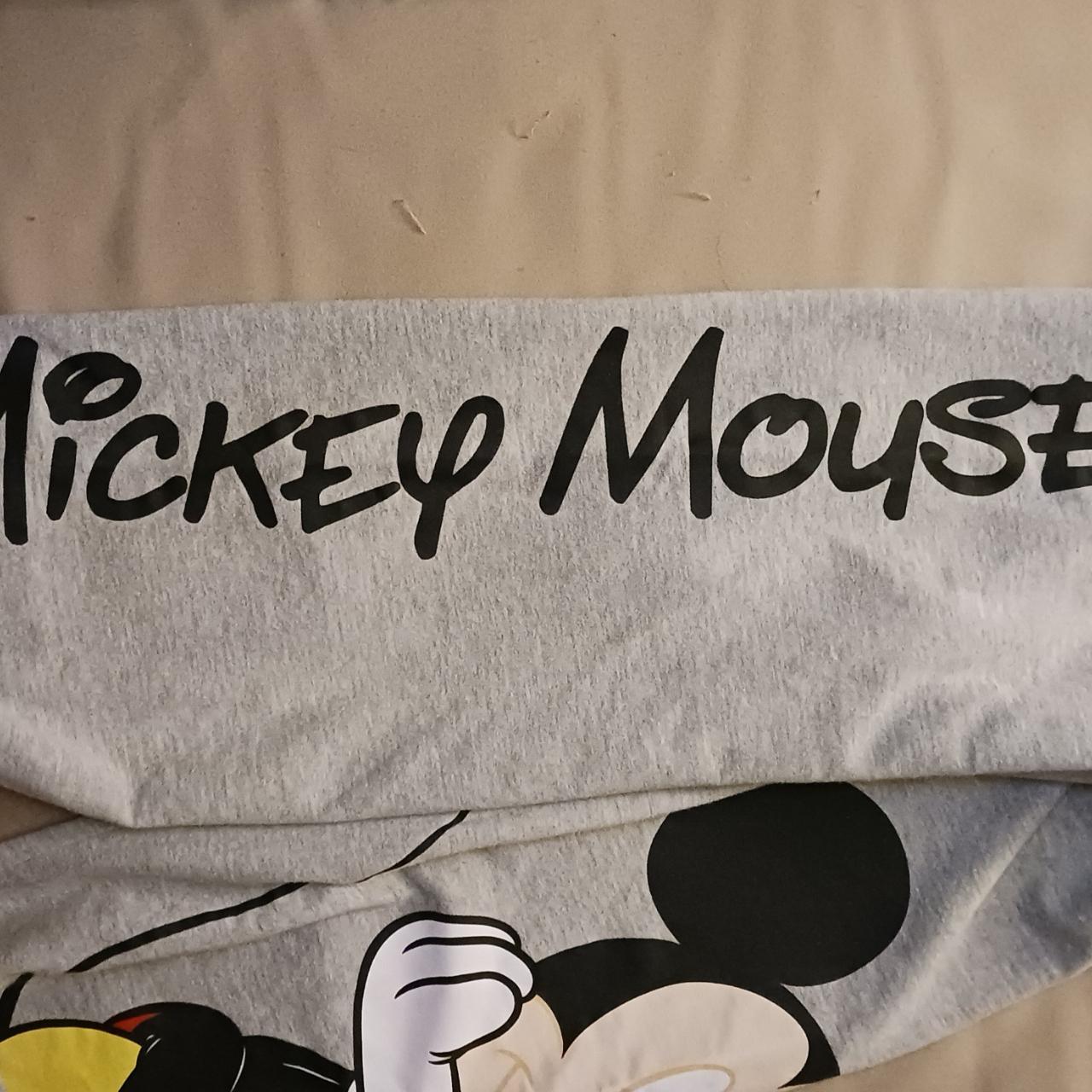 Vintage Disney Mickey Mouse Pj Bottoms Capri... - Depop
