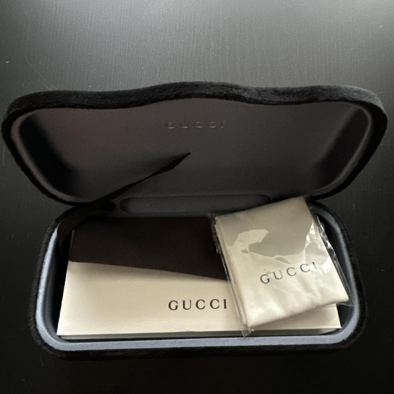 Gucci sunglasses case velvet black only the case - Depop
