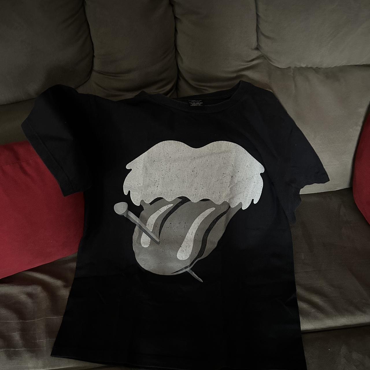 Number nine Albert Einstein Rolling Stones tongue... | Depop