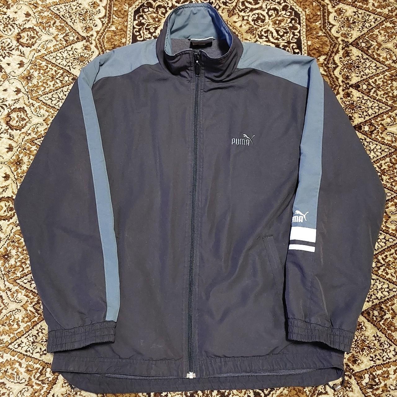 Vintage Puma sports jacket Fits more like a medium - Depop