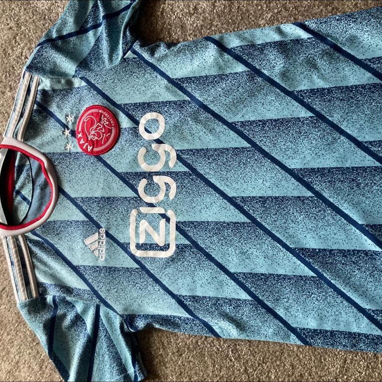 Official blue Ajax football shirt Small Slight... - Depop