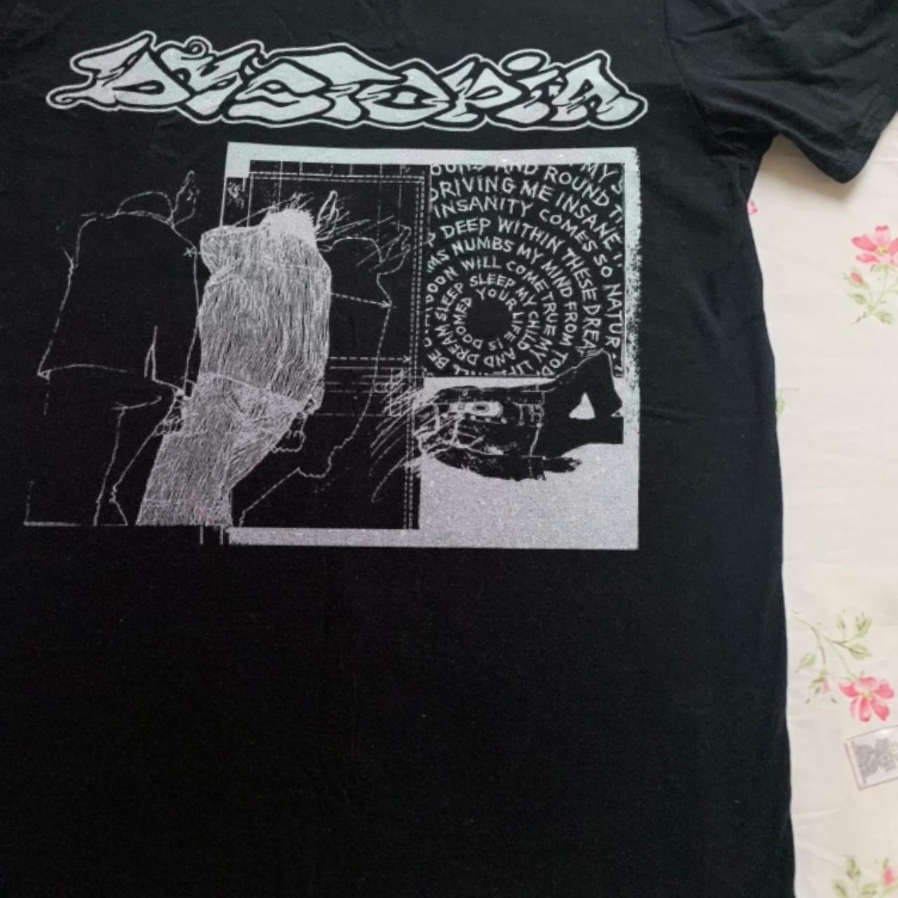 dystopia shirt size Large pit to pit 22 x... - Depop