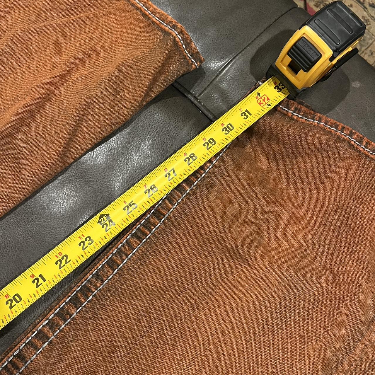 Rusty orange true religion jeans, these are so fye... - Depop