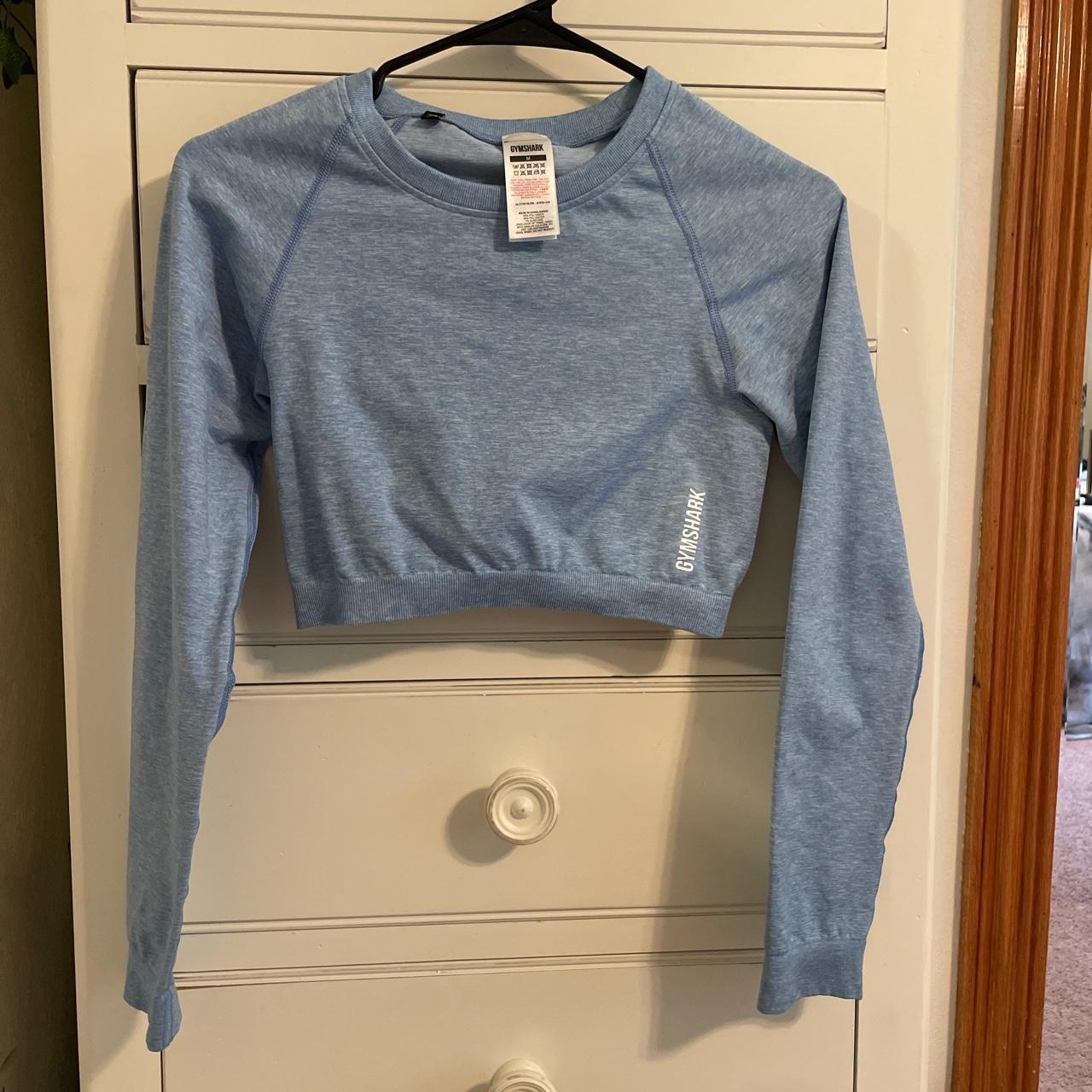 Gymshark compression crop top. Worn once - Depop