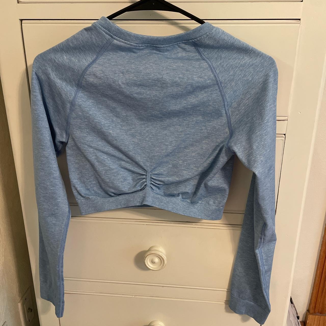 Gymshark compression crop top. Worn once - Depop