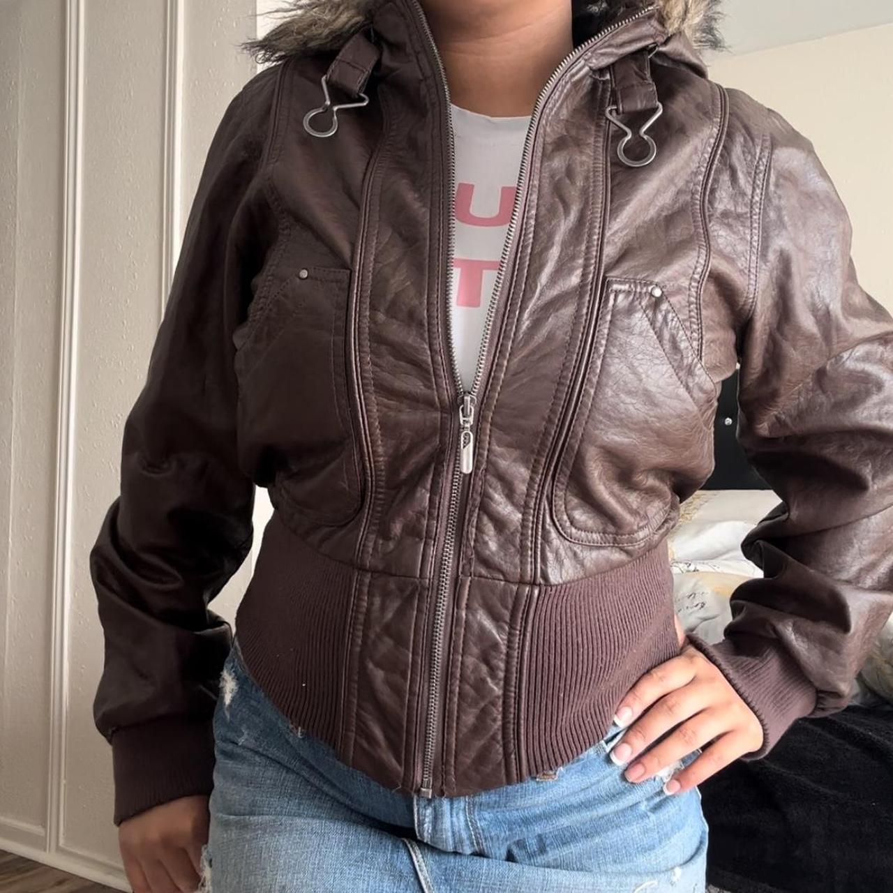 Stunning cropped fit #y2k style jacket with a... - Depop