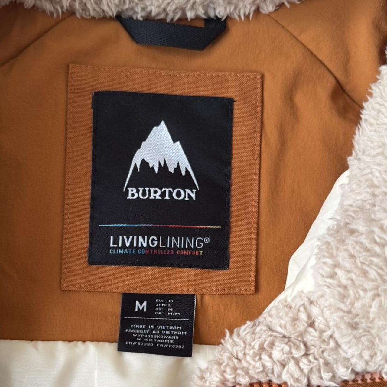 Burnt Orange Burton women's snow jacket. Perfect... - Depop