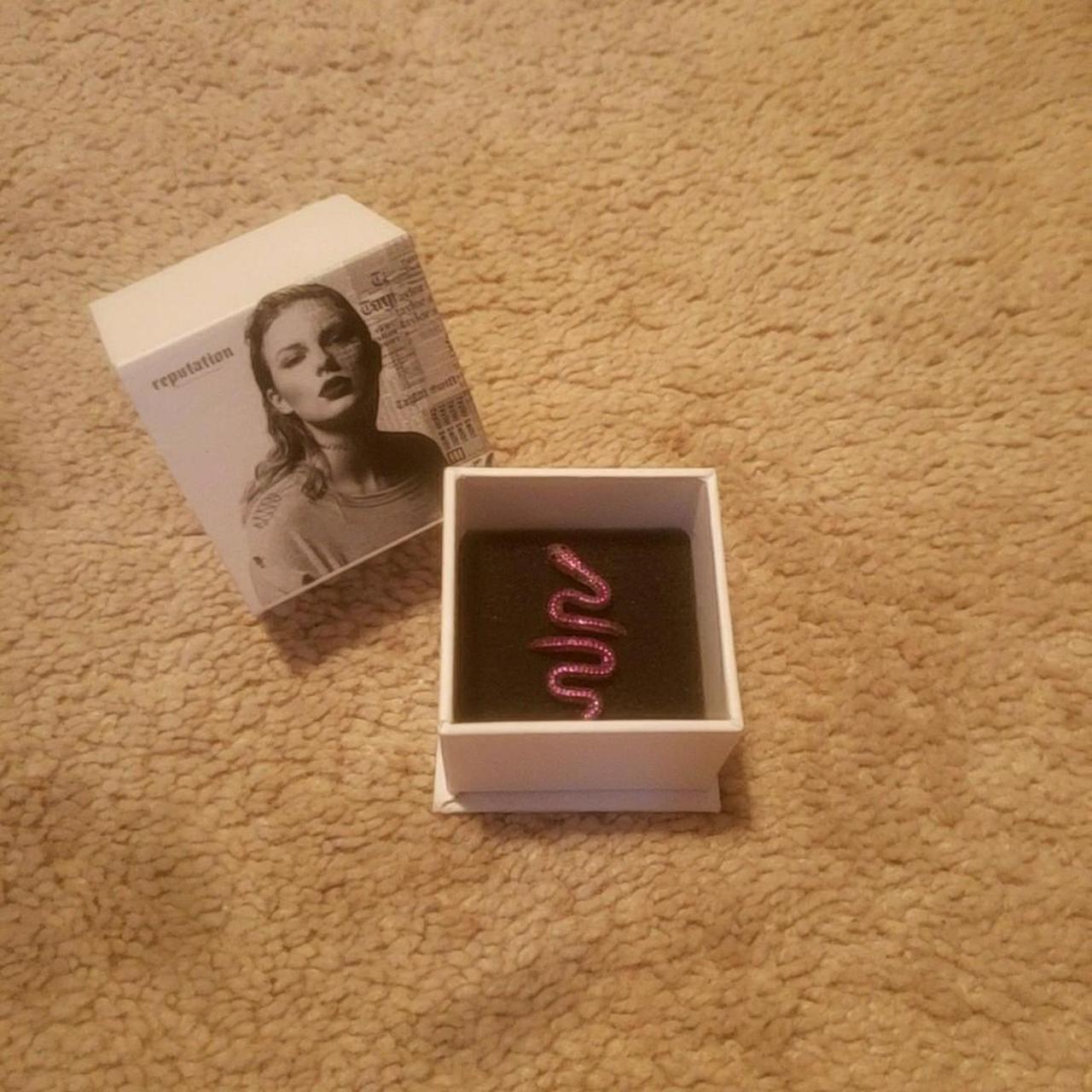ON HOLD Taylor Swift Reputation Snake Ring Purple... - Depop