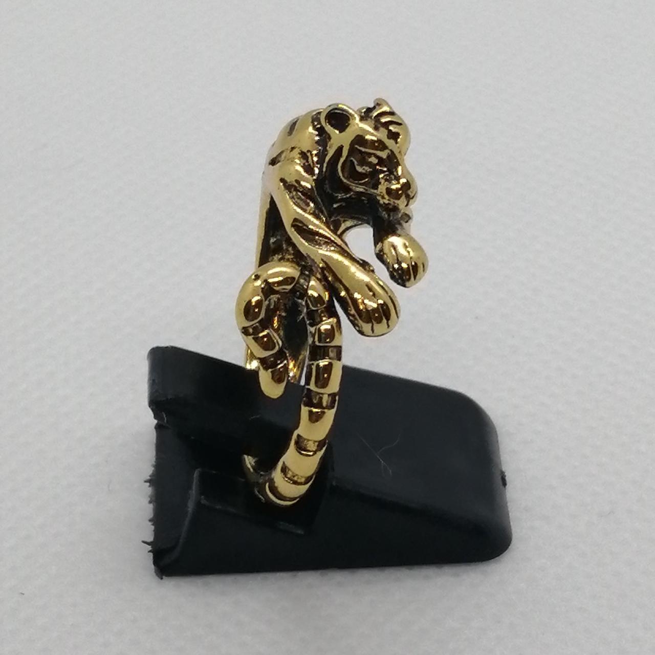 Gold coloured tiger ring Chinese new year zodiac... - Depop