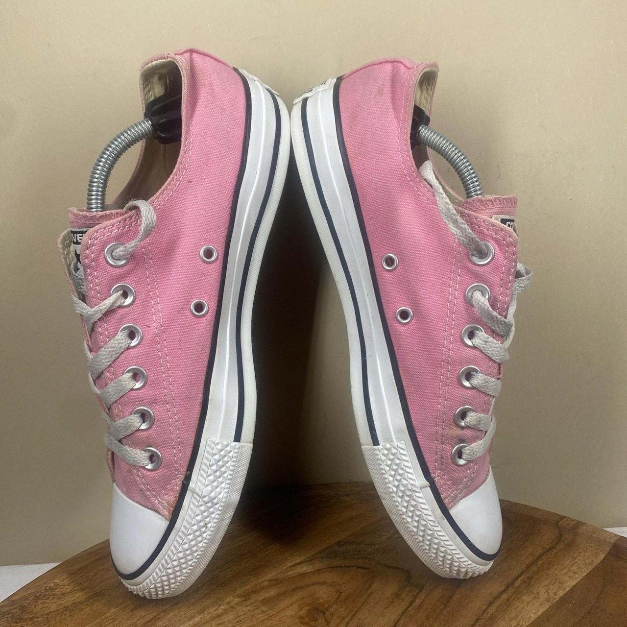 Converse Chuck Taylor All Star Womens Pink White... | Depop