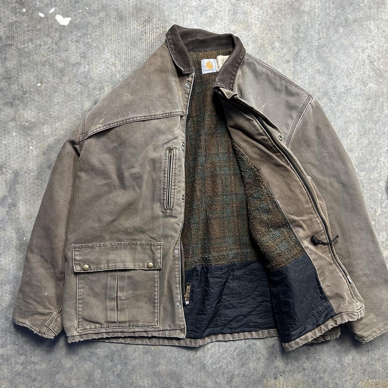 Carhartt Detroit Work Jacket Blanket Lining in... - Depop