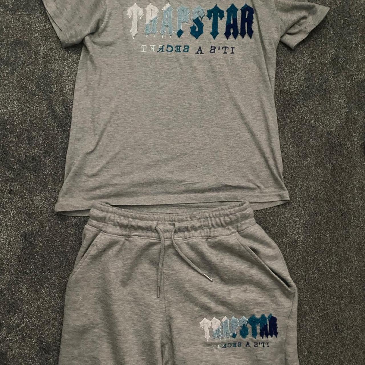 Trapstar short set Grey ice flavours 2.0... - Depop