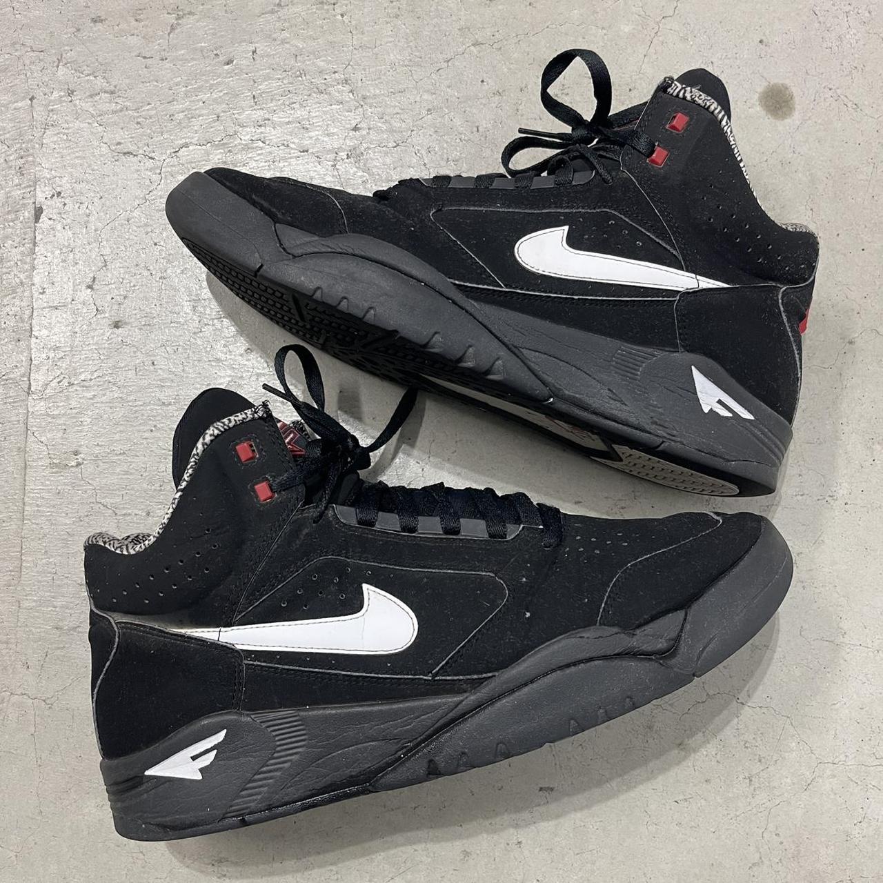 Nike Air Flight II Lite Mid Black Varsity Red White... | Depop