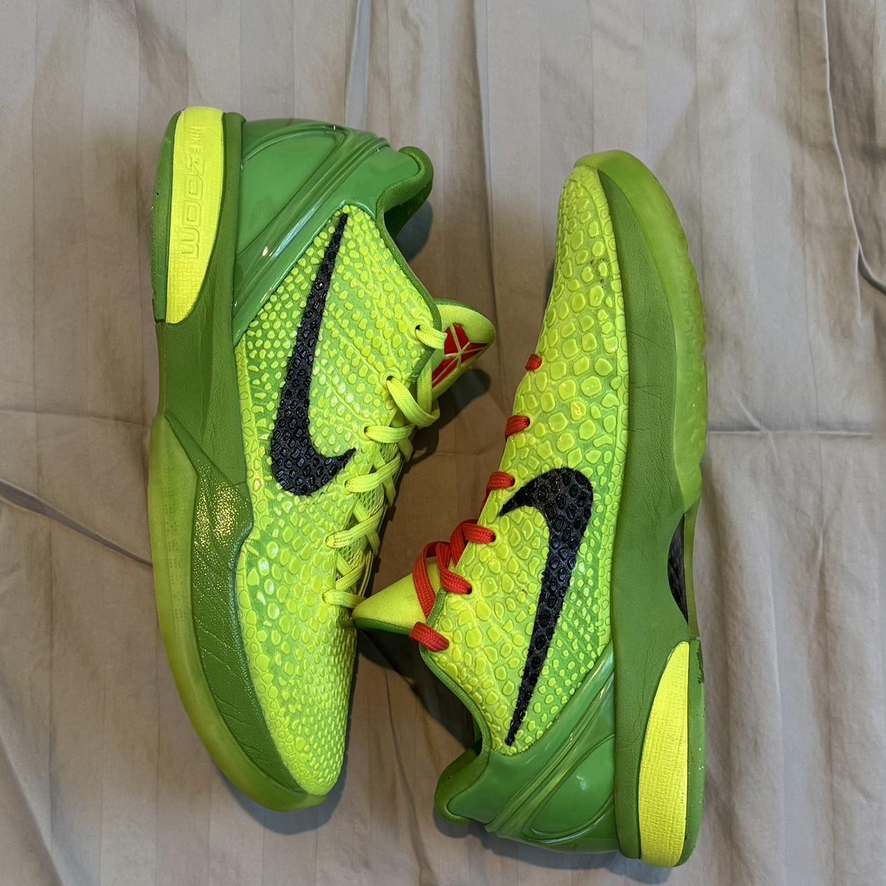 Nike Kobe 6 Protro "Grinches" basketball trainers... - Depop