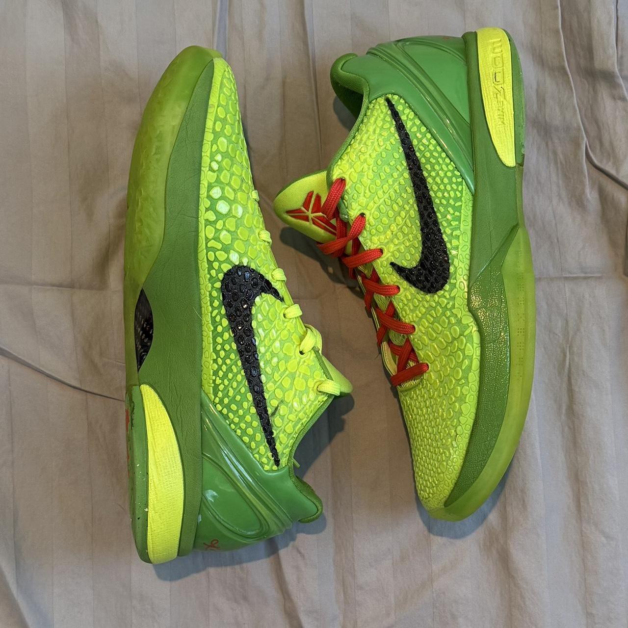 Nike Kobe 6 Protro "Grinches" basketball trainers... - Depop