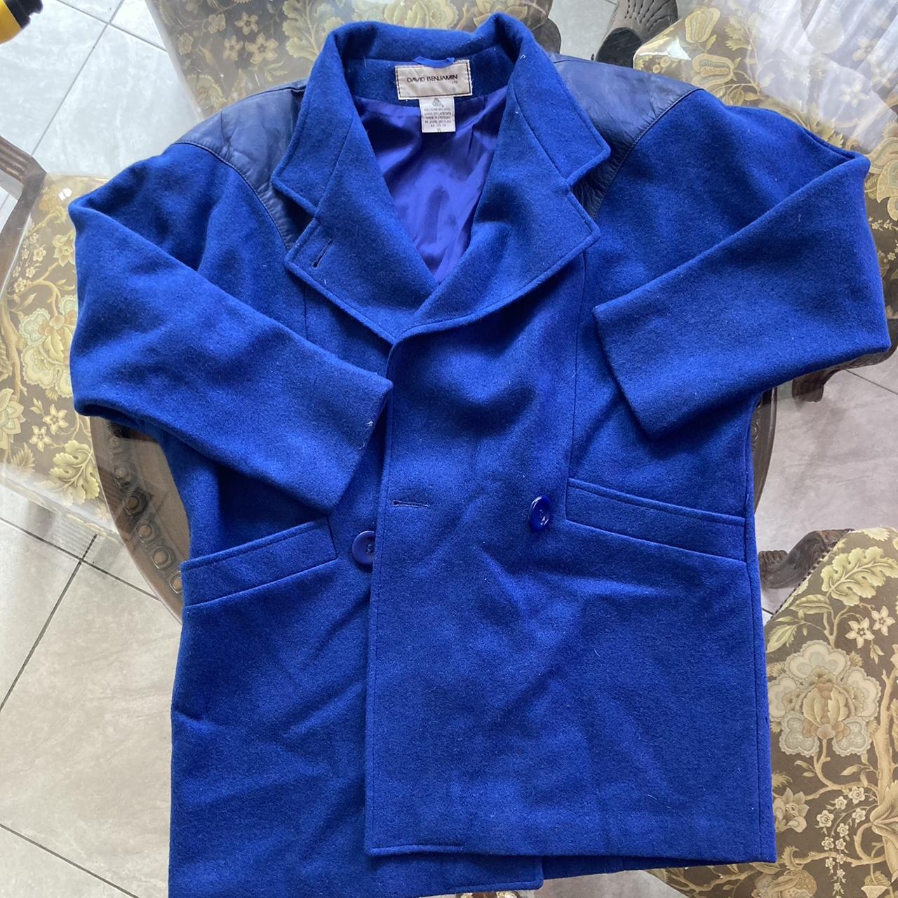 DAVID BENJAMIN WOOL COAT Women’s size 11 or large... - Depop