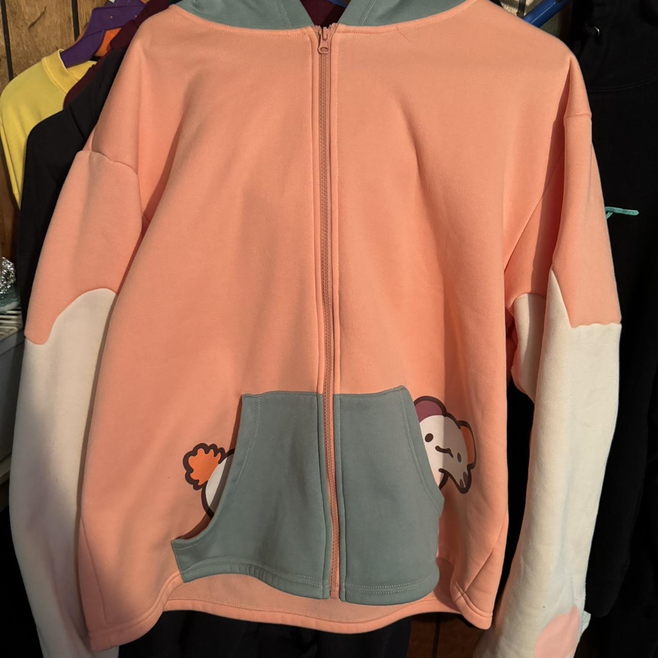 XL Crumb/Cuptoast Zip up Jacket Only worn once,... - Depop