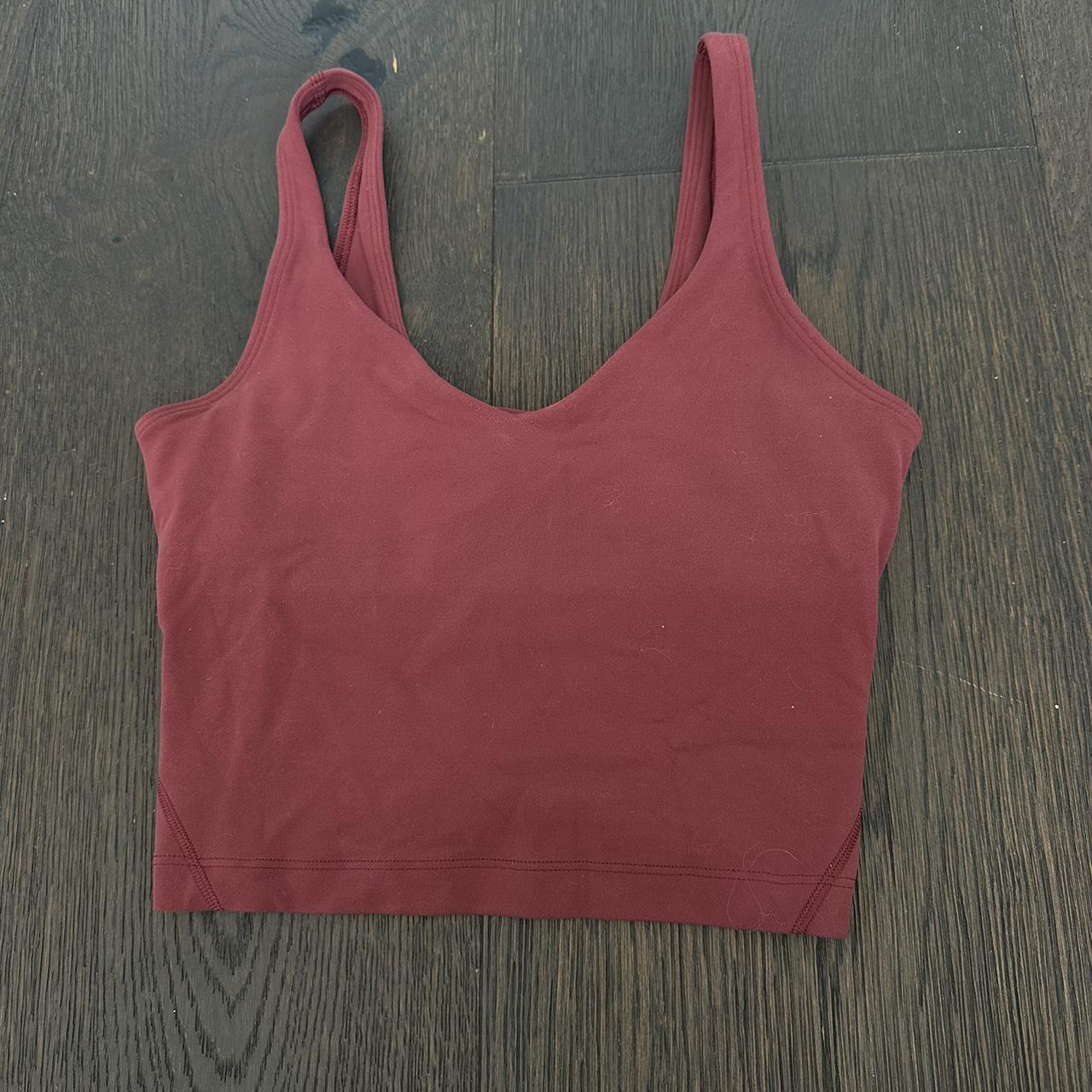 Lululemon Align Tank - Red Merlot (no longer sold!) - Depop