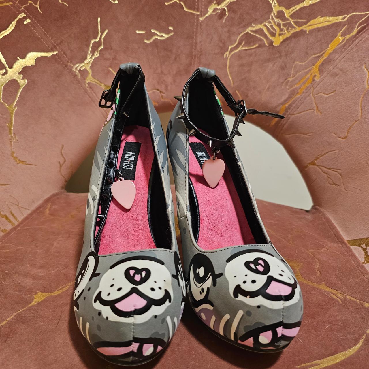 Iron Fist Womens Grey Bunny Shoes Size EU37 - Depop