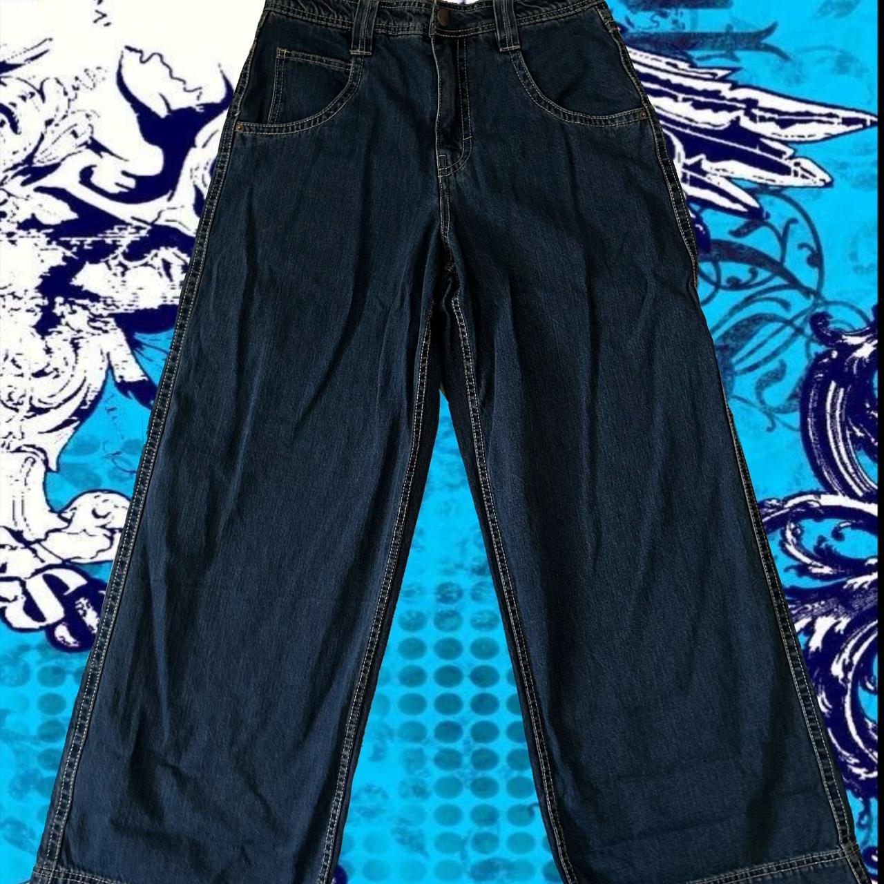 ALAB mega rave dark blue JEANS 32 SIZE fits like... | Depop