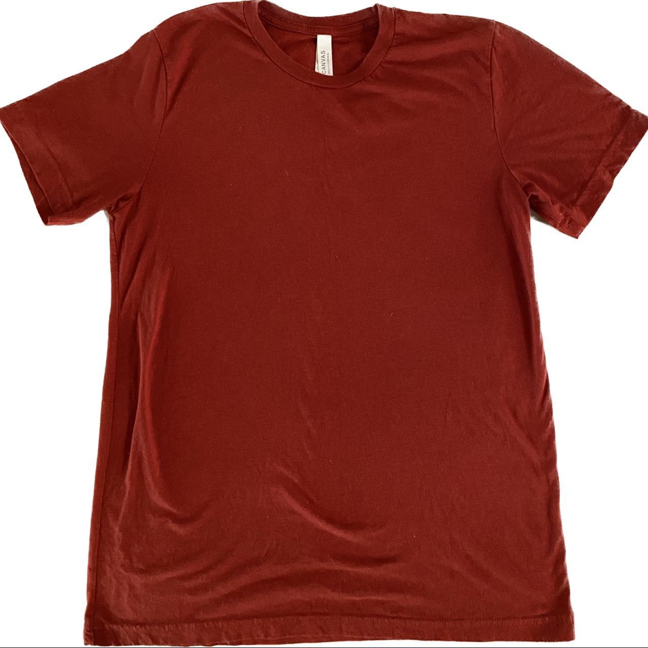 Deep Brick red basic tee. Super soft. Medium.... - Depop