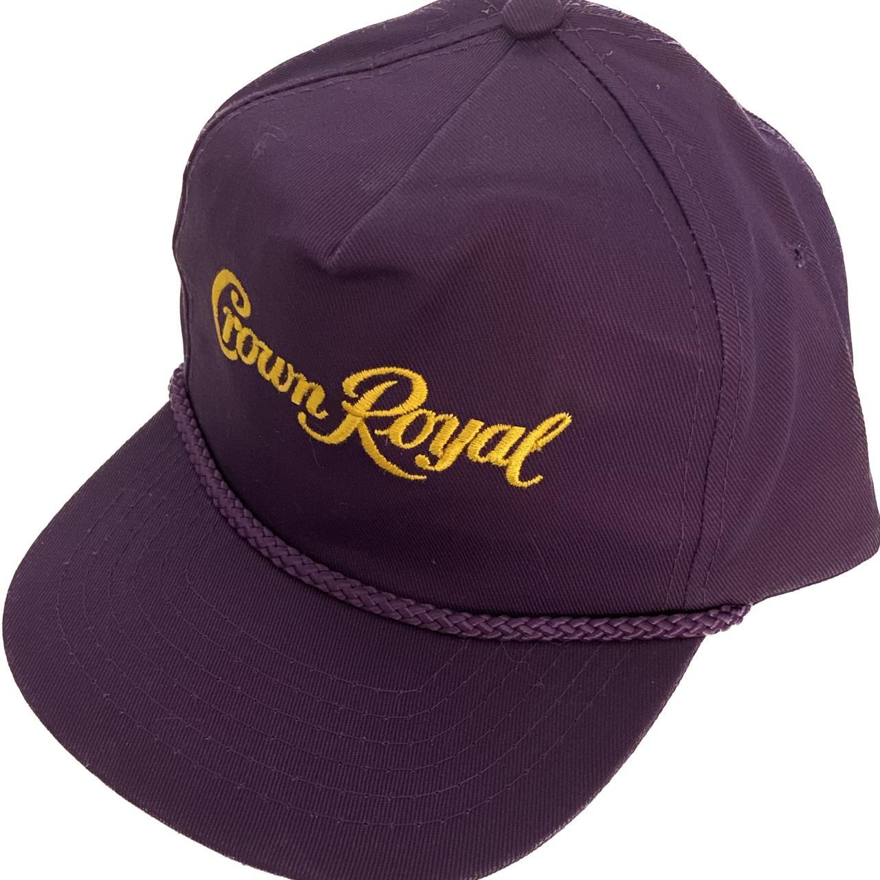 Vintage Crown Royal cap. Deep rich purple, bright... - Depop
