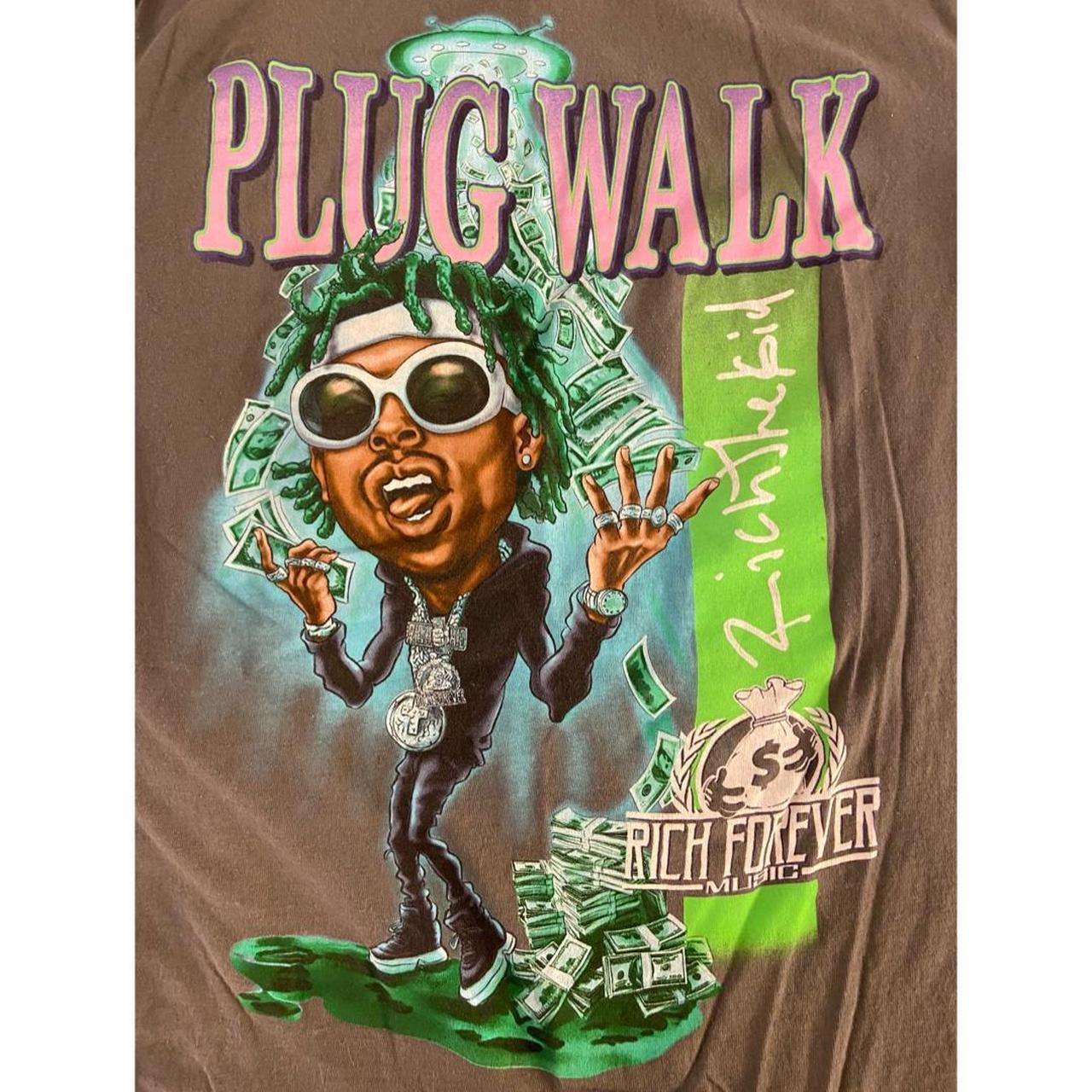 Rich the Kid plug walk graphic tee. Chill shirt with... - Depop