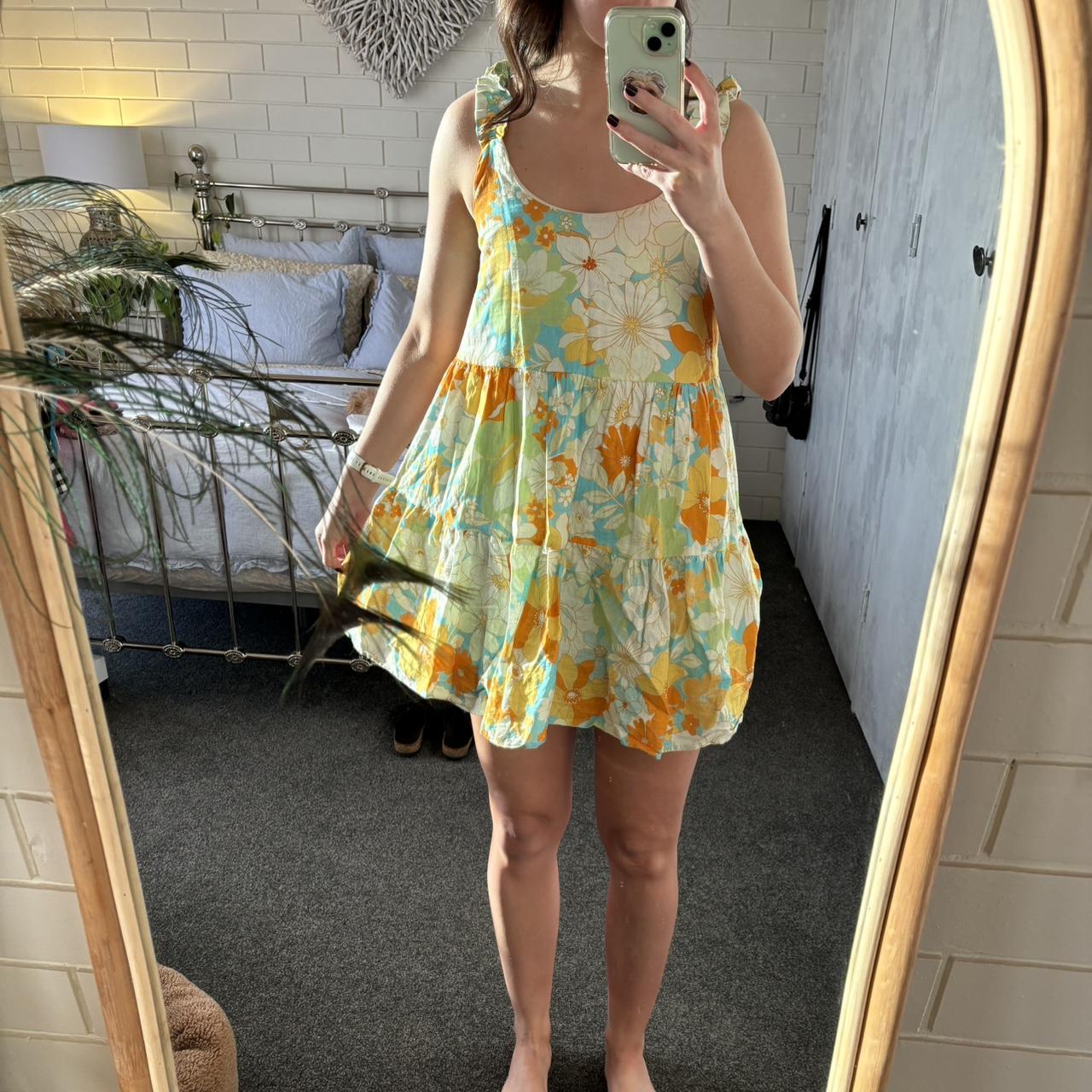 Aere mini dress Linen Size 8 Soooo cute!! Just... - Depop