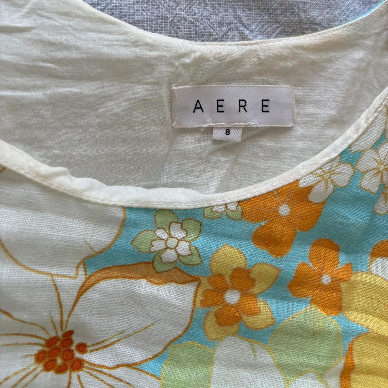 Aere mini dress Linen Size 8 Soooo cute!! Just... - Depop