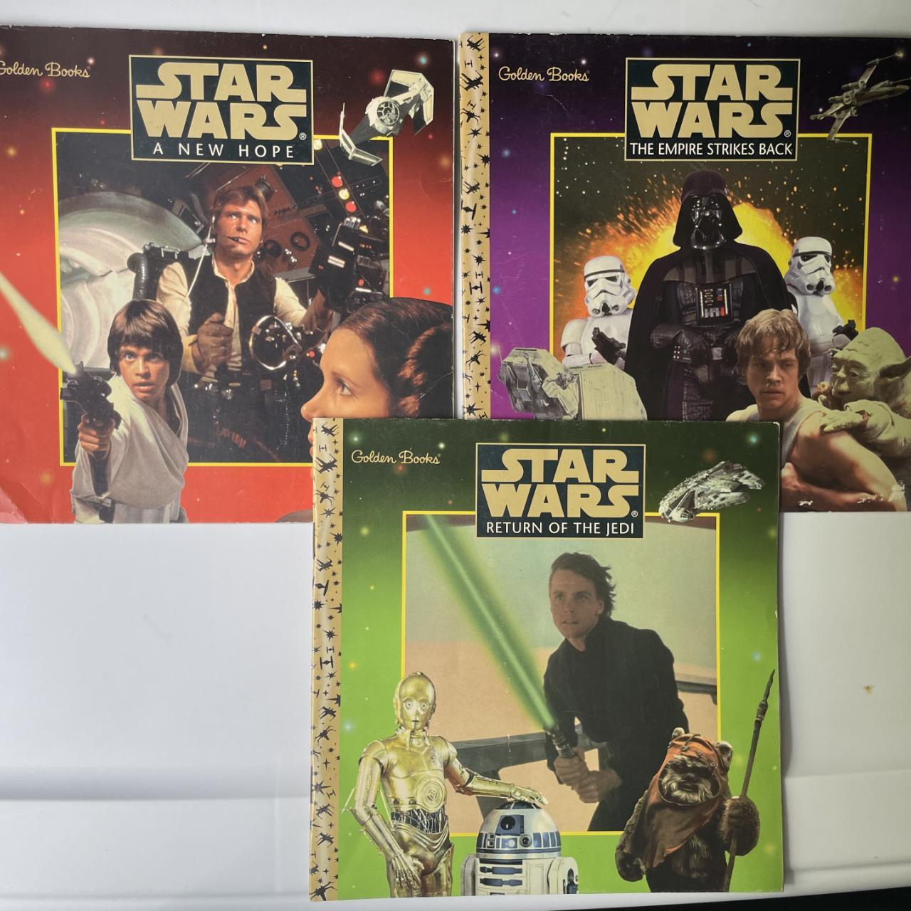 Star Wars Golden Books 1997 Set of 3: A New Hope,... - Depop