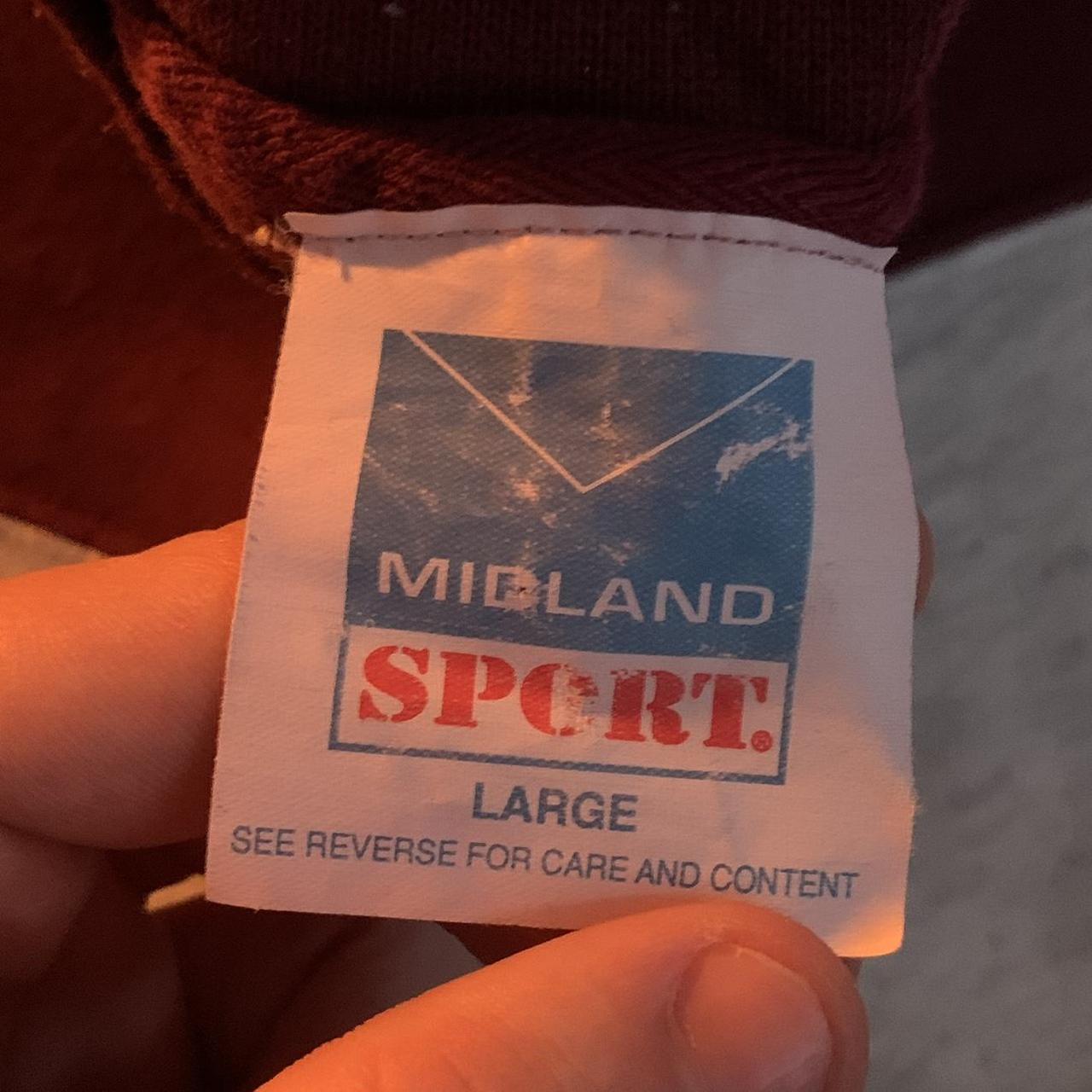 90s two tone crew 8/10 Clean - Depop