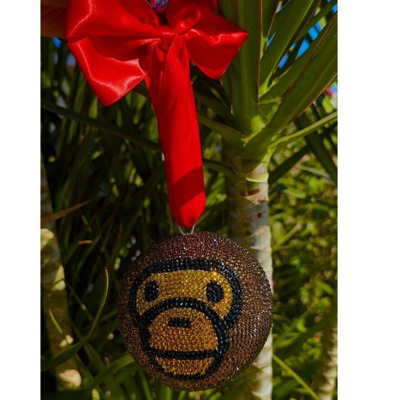 BAPE monkey ornament for Christmas tree Handmade... - Depop