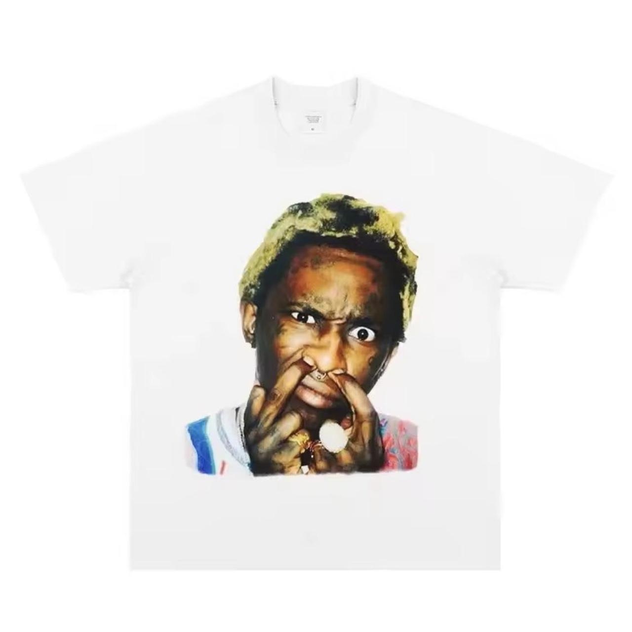White tee rapper streetwear size XL #streetwear... | Depop