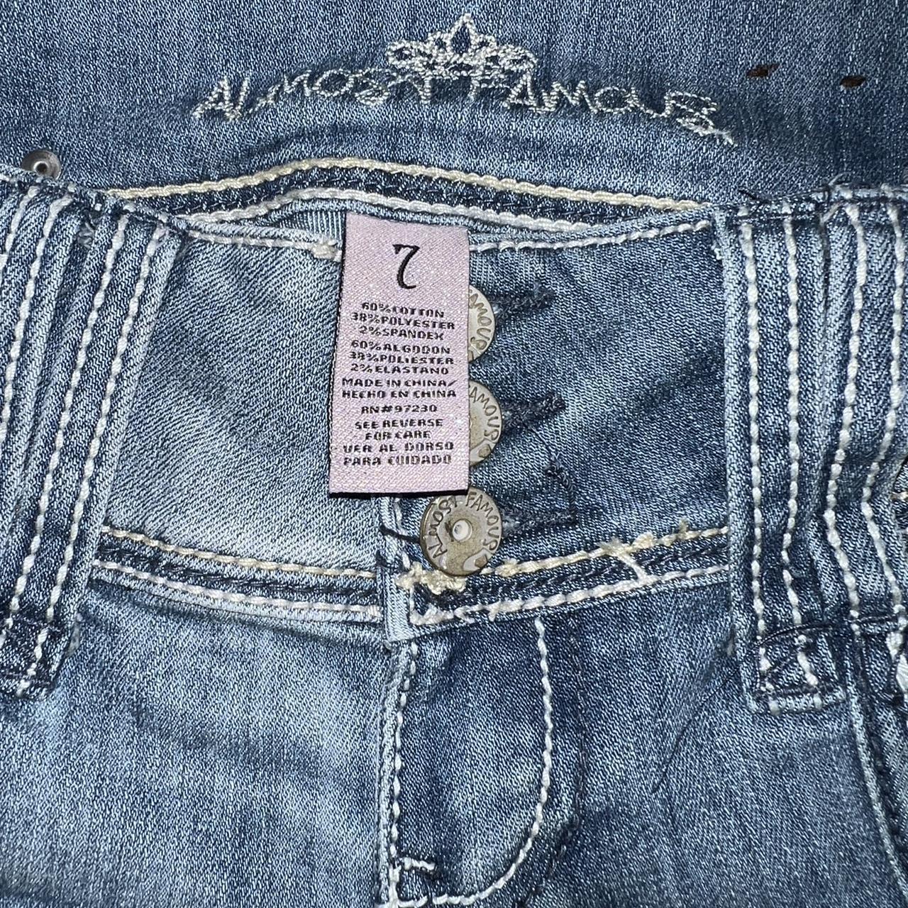 Almost Famous Lowrise Bootcut jeans Size 2 #2000s... - Depop